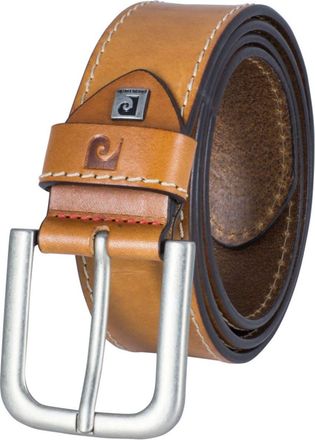 Pierre Cardin G&uuml;rtel Herren Volllederg&uuml;rtel aus Vollrindleder, 40 mm breit, k&uuml;rzbar, G&uuml;rtel, Lederg&uuml;rtel, Jeans-G&uuml;rtel, cognac, Gr&ouml;&szlig;e/Size:110, Farbe/Color:braun