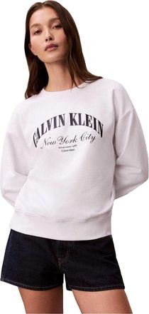 Calvin Klein Sweatshirt f&uuml;r Damen, Logo (Leuchtend Wei&szlig;)
