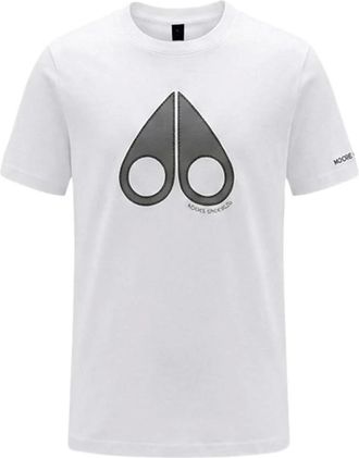 Moose Knuckles Homme, Tops, Blanc, Taille: M Tandem Tee
