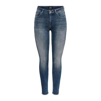 Only Onlblush Mid Waist Skinny Jeans - - Jeans - Damen - Blau - L L32