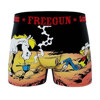 Freegun Boxer Homme Microfibre Lucky Luke (XXL, Lucky Night)