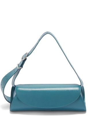 Jil Sander petit sac bandoulière Cannolo - Bleu