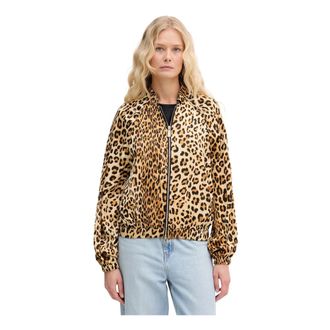 Lola Casademunt Leopard Bomberjacke - - Jackets - Damen - Braun - XS