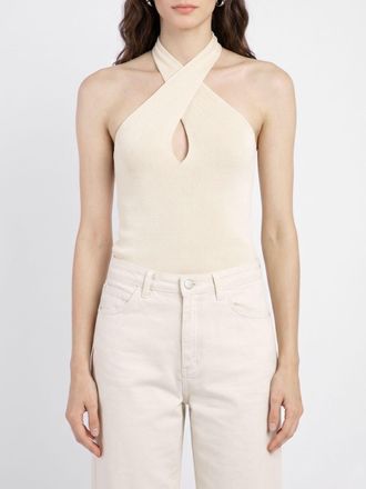 Federica Tosi Top Damen Farbe Nude