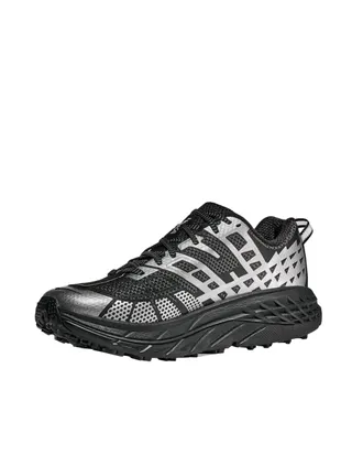 Hoka One One Mens Sneakers Speedgoat 2 Black-Stardust Upper: Textile Trainers Black/stardust