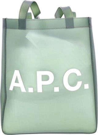 A.P.C. A.p.c., Homme, Sacs, Vert, Taille: ONE Size Lou Tote Bag