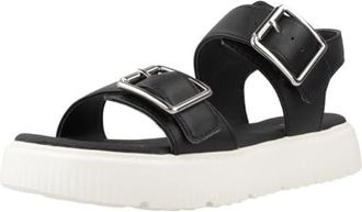 Geox Femme J Sandal Kodette Gir, Noir, 37 EU