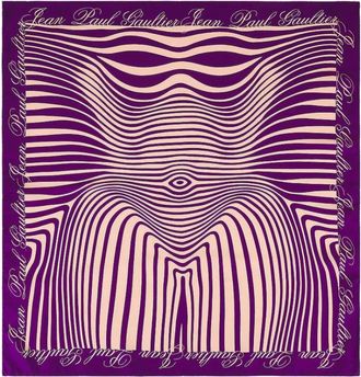 Jean Paul Gaultier Femme, Accessoires, Multicolore, Taille: ONE Size The Body Morphing Marini&egrave;re Scarf