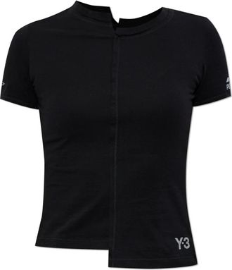 Yohji Yamamoto Femme, Tops, Noir, Taille: 38 FR T-shirt ajust&eacute; &Eacute;quipe de Formule 1