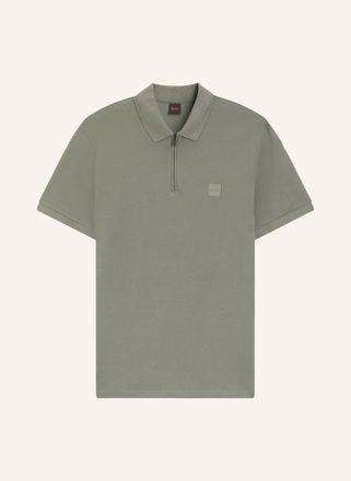 HUGO BOSS Piqu&eacute;-Poloshirt Passerzip gruen