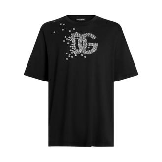 Dolce & Gabbana T-Shirt Nero - - Tops - Herren - Schwarzk - XL