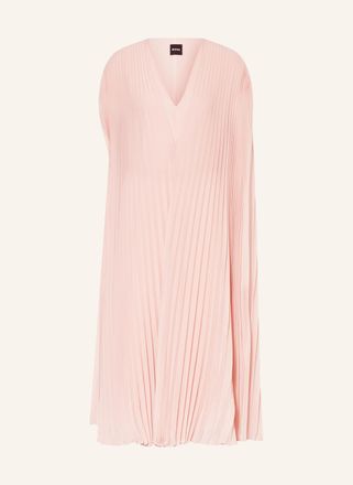 HUGO BOSS Cocktailkleid Dennya Mit Plissees rosa