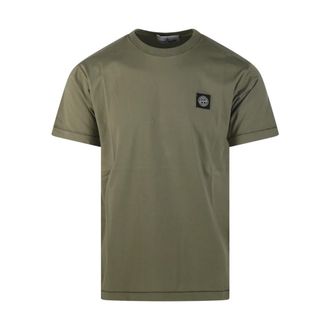 Stone Island SS T-Shirt - - Tops - Herren - Gr&uuml;n - M