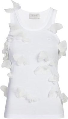 Coperni D&eacute;bardeur papillons en coton m&eacute;lang&eacute;