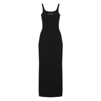 Marine Serre Moon Logo Dress - - Dresses - Damen - Schwarzk - M