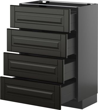 IKEA METOD / KNIVSHULT Unterschr., 4 Fronten/4 Schubladen