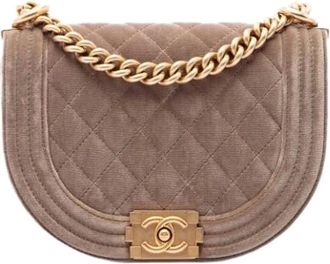 Chanel Sac messager Boy Pre-owned - Femme - Pre-owned - Brun - Taille: ONE Size