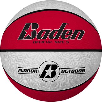 Baden Basic Basketball - klassischer Gummibasketball für Training, Schule und Freizeit - langlebiger Basketball für Kinder und Erwachsene - für Starter und 