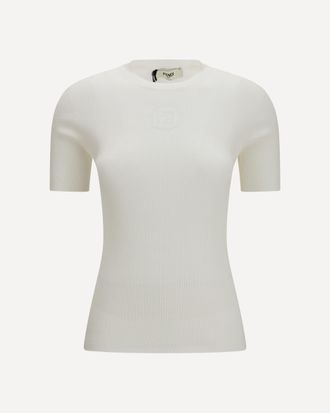Fendi Short-sleeve cotton Sweater Female 44