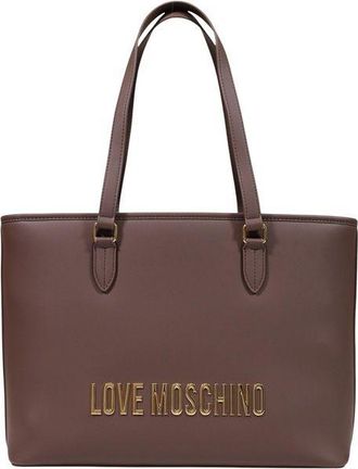 Love Moschino Braune Polyethylen-Handtasche