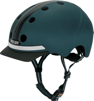 Melon Fahrradhelm E-Series »Nightliner« für Damen & Herren | sicherer Cityhelm mit Beleuchtung | Front- und Rücklicht | XL-XXL (58-63 cm) | Türkis