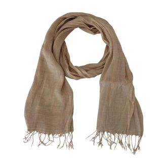 Costume National &Eacute;charpe en lin - Femme - Accessoires - Beige - Taille: ONE Size