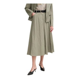 Sandro Ferrone Jupe Midi - Femme - Jupes - Vert - Taille: 36 FR