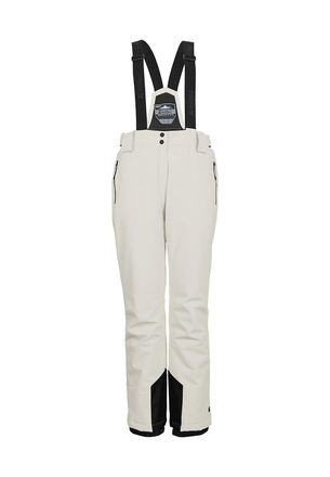 Killtec Damen Funktionshose/Skihose mit abnehmbaren Tr&auml;gern, Kantenschutz und Schneefang - KSW 249 WMN SKI PNTS, Weiss, 44, 37559-000