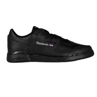 Reebok Workout Plus Sneaker f&uuml;r Herren, Leder (Schwarz)