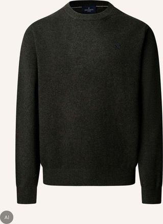 Hackett Pullover Lambswool Crew gruen