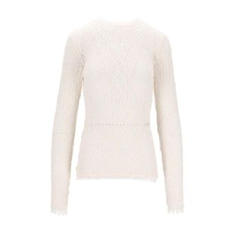 Isabel Marant Brany-Gb Baumwollmischung Oberteil - - Knitwear - Damen - Wei&szlig; - XS
