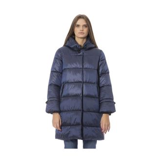 Baldinini Langer Daunenmantel - - Coats - Damen - Blau - S