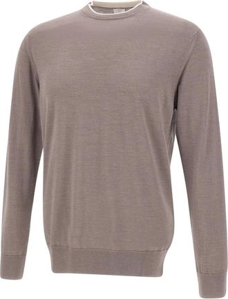 Eleventy Homme, Pulls, Brun, Taille: XL Pull ras du cou