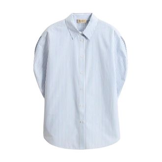 Woolrich Damen, Blusen & Hemden, Blau, SGr&ouml;&szlig;e