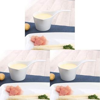 Holst Porzellan SA 235 Sauciere 0,40 l Paris, wei&szlig;, 20.5 x 12 x 9 cm (Packung mit 3)