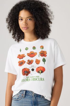 Levi's Graphic Vintage Tee - Femme - Blanc / Flora Obscura Bright White - XS