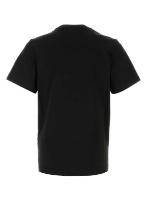 Moncler Logo-Embroidered T-Shirt - Black
