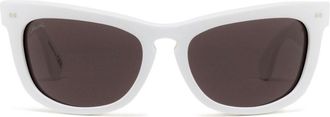 Marni Eyewear Isamu Cat-Eye-Sonnenbrille - Weiß