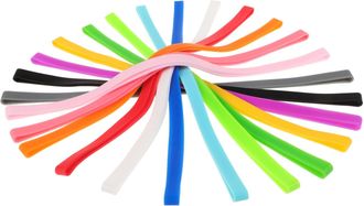 Pretyzoom 13st&uuml;cke Teiliges Elastische Silikon-handtuchb&auml;nder Strandstuhlb&auml;nder Windfest Dehnbar F&uuml;r Strandt&uuml;cher Strandk&ouml;rbe Sonnenliegen Vielseitig Und Kompak