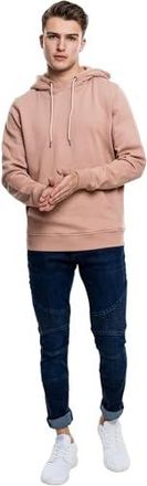 Urban Classics Sweat à Capuche Basique Sweatshirt, Rose (Amber 00915), XXL Homme