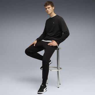Puma Surv&ecirc;tement avec sweat &agrave; col rond Essentials Elevated Homme, V&ecirc;tements, Noir, XS
