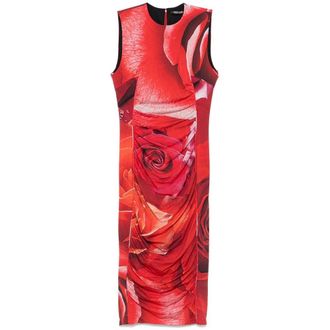 Roberto Cavalli Damen, Kleider, Rot, LGröße