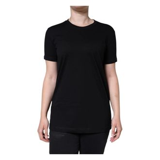Dolce & Gabbana Rundhals-T-Shirt - - Tops - Damen - Schwarzk - L