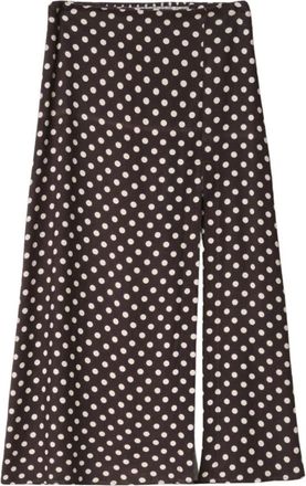 Mar De Margaritas Femme, Jupes, Brun, Taille: 36 FR Roxana Skirt with Side Slit