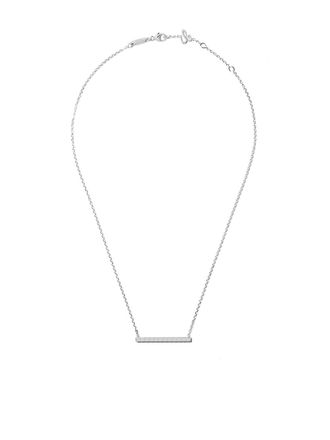 Chopard collier Ice Cube Pure en or blanc 18ct - Argent