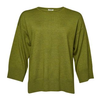 Lind Christel Rundhals-Strickware - - Knitwear - Damen - Gr&uuml;n - M