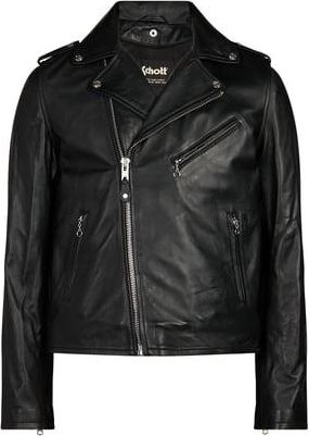 Schott NYC Blouson droit en cuir