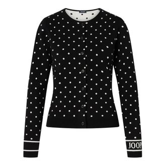 Joop Strickjacke mit Punktmuster - - Knitwear - Damen - Schwarzk - S