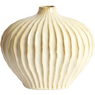 Light And Living Light & Living LORITO Vase Keramik Sand-Beige - 35x21x30 cm