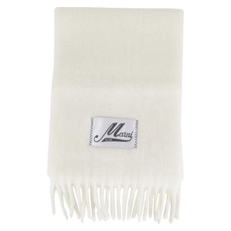 Marni Alpaka Fransen Schal - - Accessories - Damen - Beige - ONE SIZE